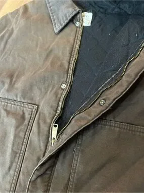 Jackets & Coats | Brown Work Jacket With Back Patch | Poshmark